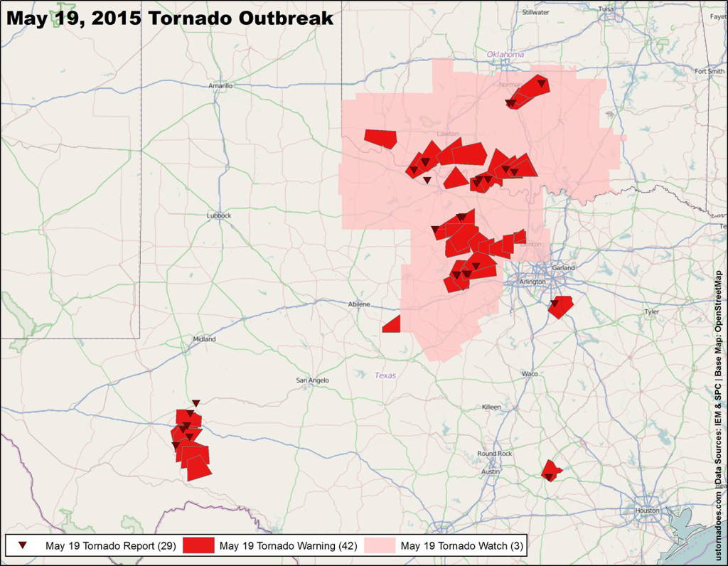 The largest tornado outbreaks of 2015 - ustornadoes.com